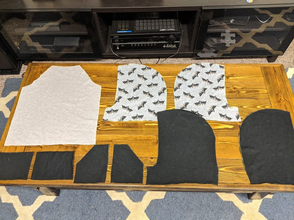 Sewing a Homemade Batman Costume for Toddlers